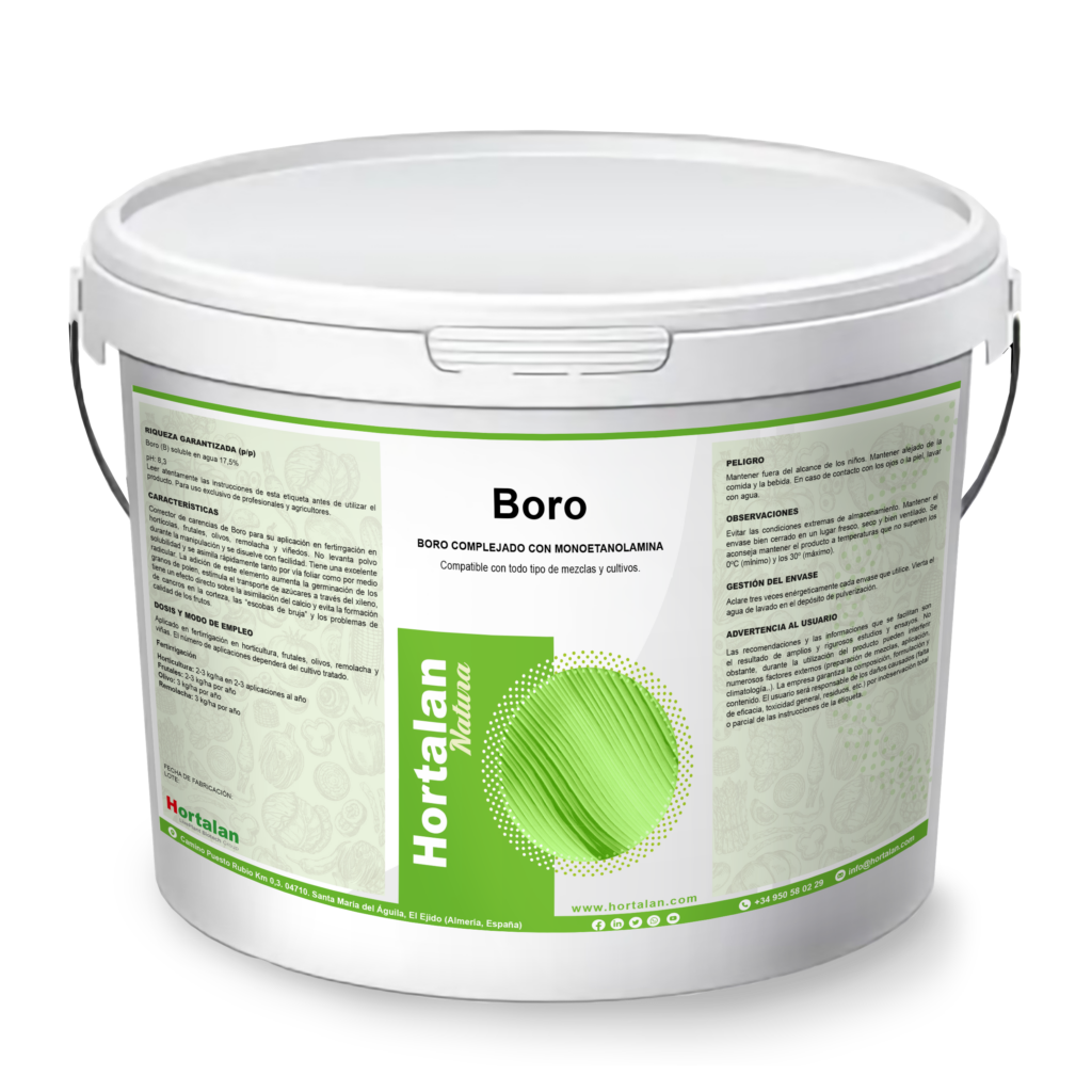 Boro complejado con monoetanolamina - BORO ← Hortalan